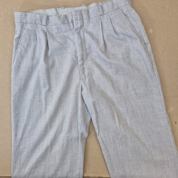 Pants | Vintage Cotler Pants Mens 31 X 33 Gray Pleated Dress Textured ...